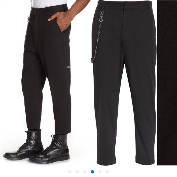 Ksubi | Pants | Ksubi Side Wallet Chain Crop Pants | Poshmark
